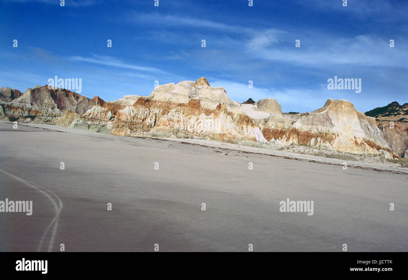 Cliffs of the beaches of Quixaba, Ceará, Brazil Stock Photo - Alamy