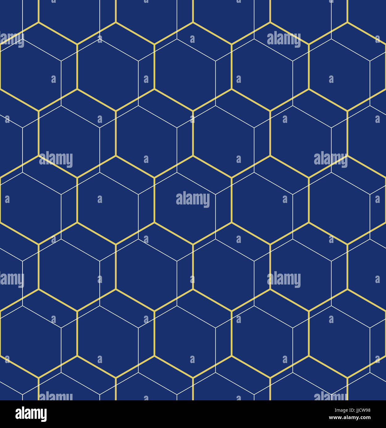 Seamless Abstract Pattern With Hexagons Stock Photo - Alamy