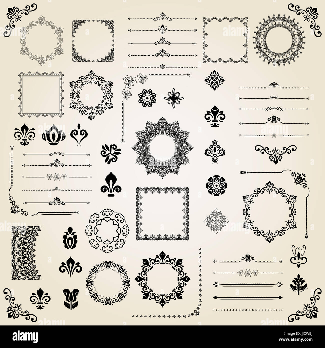 Vintage border hi-res stock photography and images - Alamy