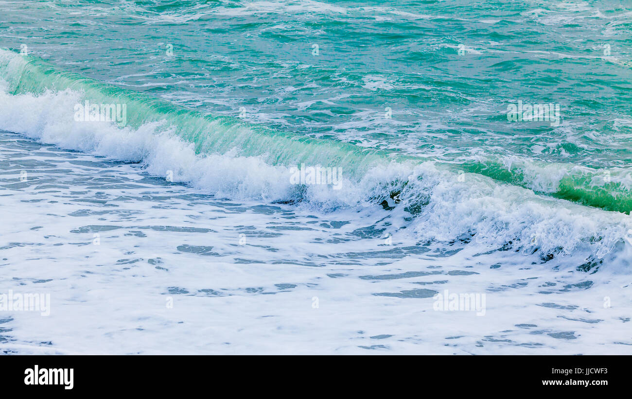 Beautiful sea wave. ocean water background Stock Photo - Alamy