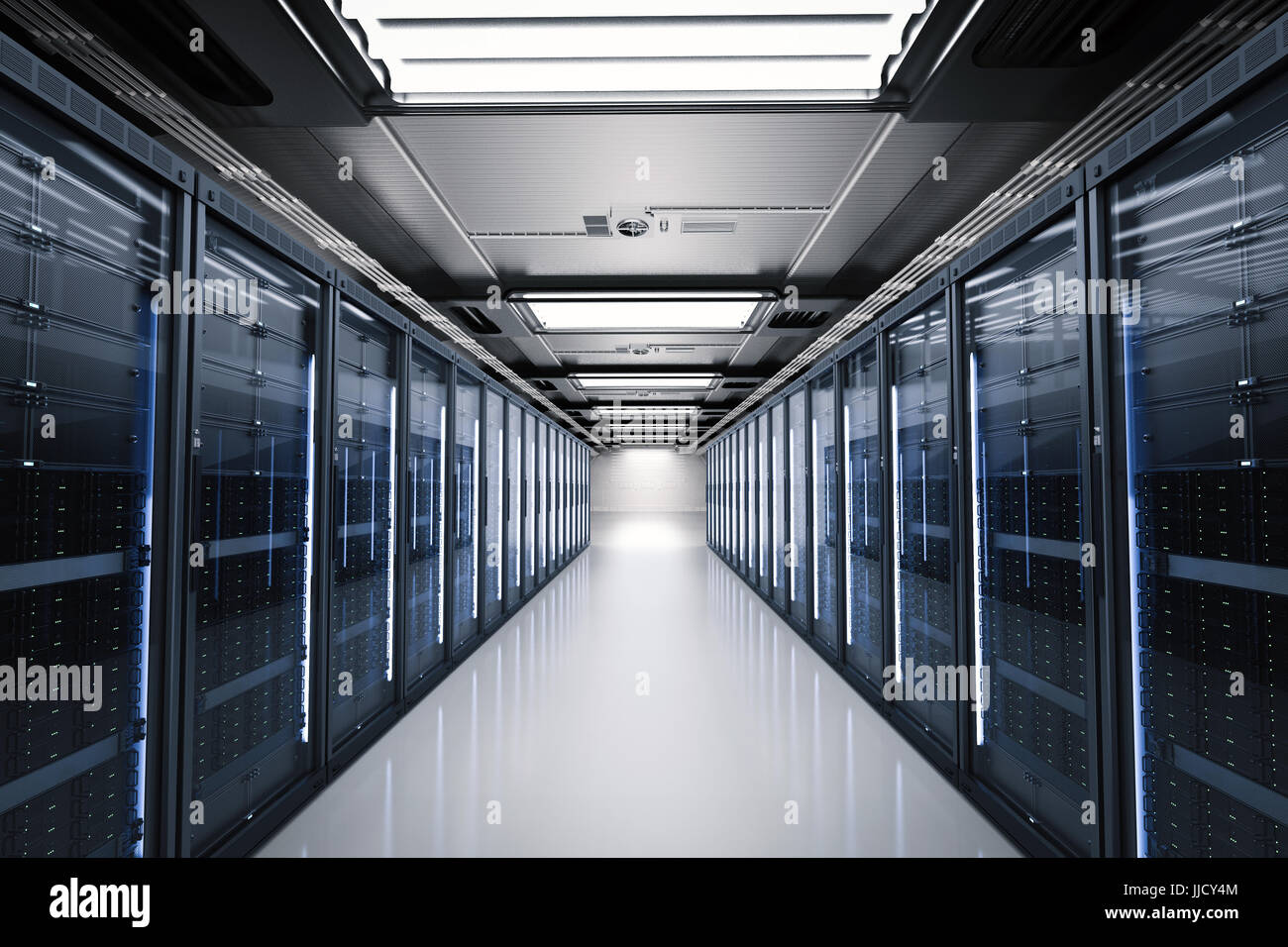 3d rendering server room or server computers Stock Photo - Alamy