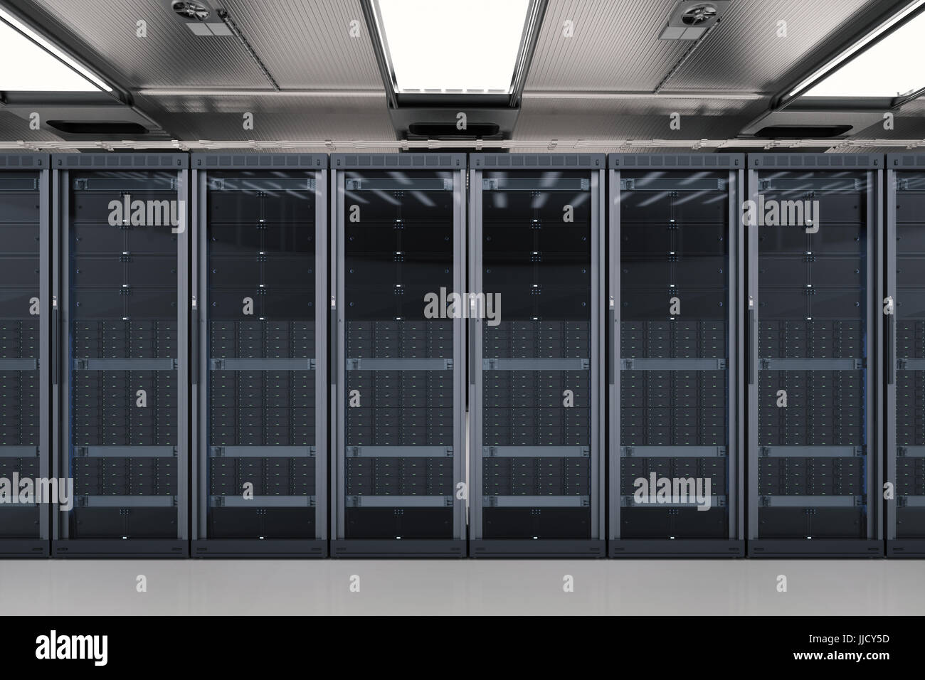 3d rendering server room or server computers Stock Photo - Alamy