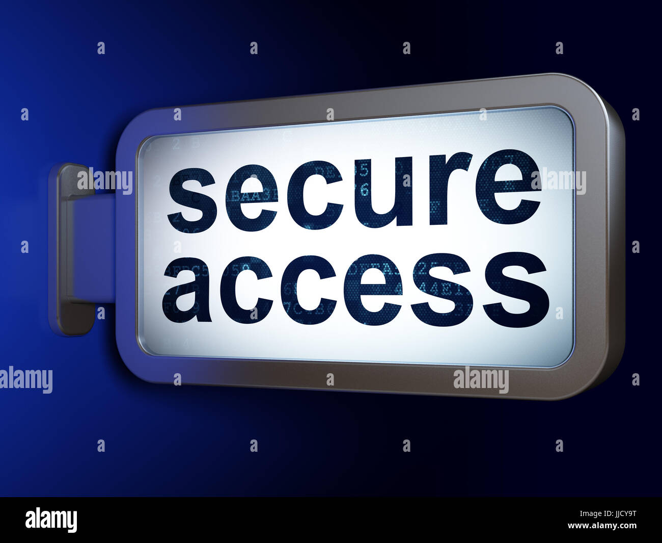 Security concept: Secure Access on billboard background Stock Photo - Alamy