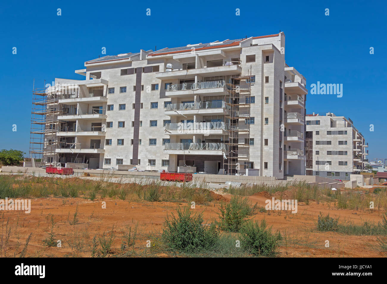 Construction of a residential area Stock Photo - Alamy