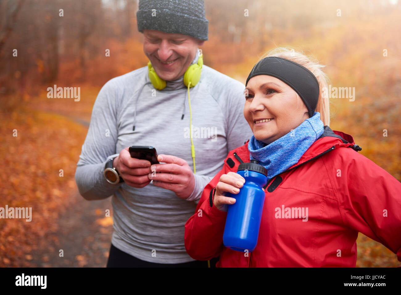 Getting some rest before another hour of run Stock Photo - Alamy
