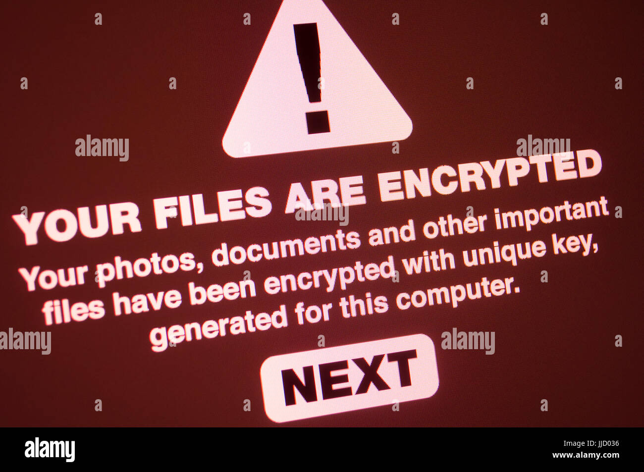 Your files are encrypted hi-res stock photography and images - Alamy