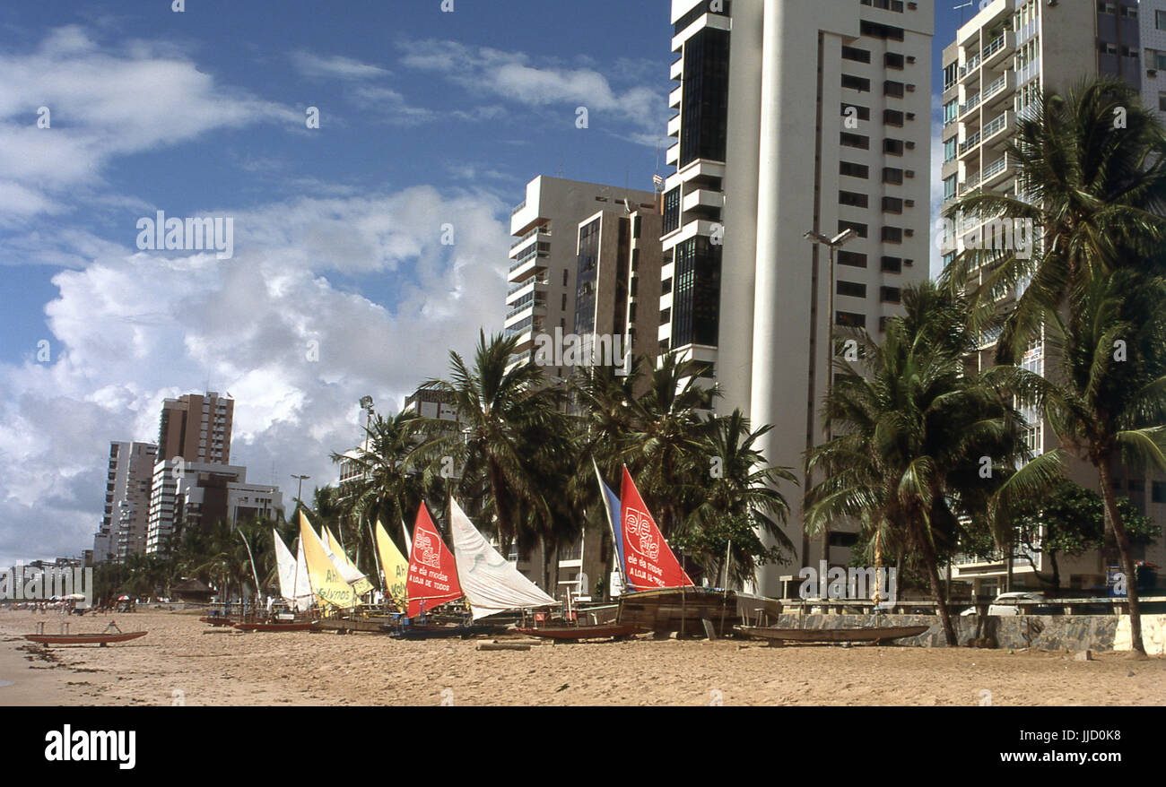 Beach of Boa Viagem; Recife; Pernambuco; Brazil Stock Photo - Alamy
