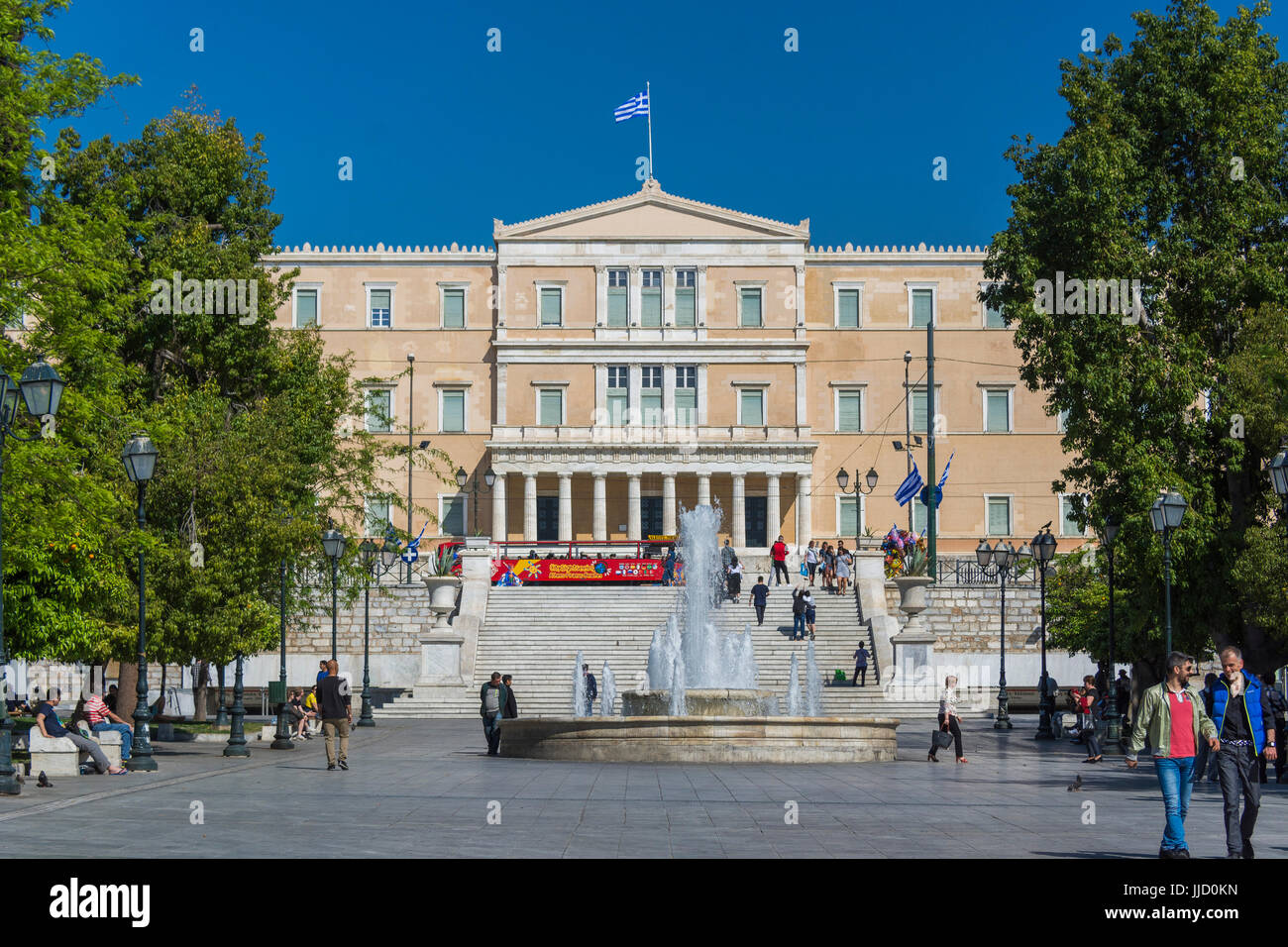 The Hellenic Parliament is the parliament of Greece, located in the Old ...