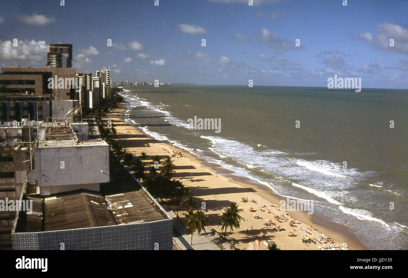 Beach of Boa Viagem; Recife; Pernambuco; Brazil Stock Photo - Alamy