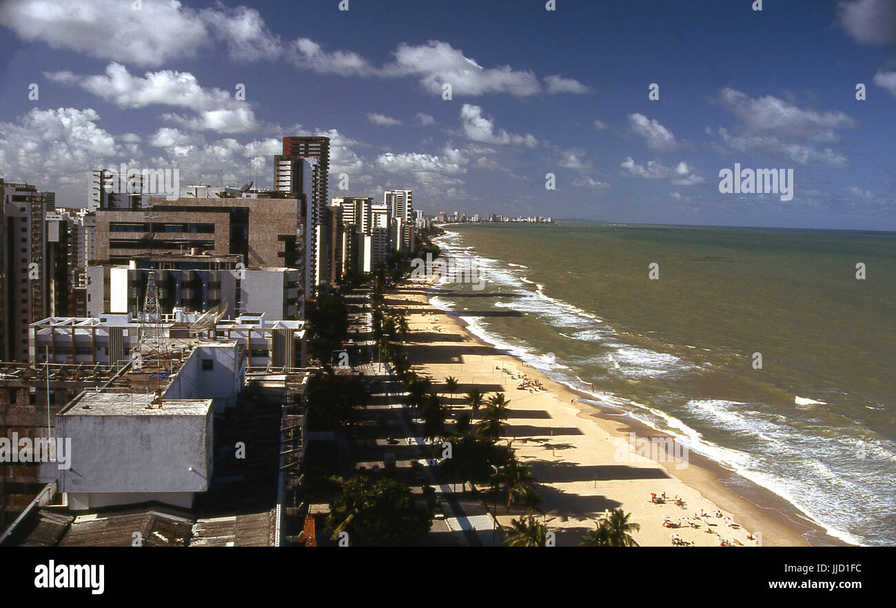 Beach of Boa Viagem; Recife; Pernambuco; Brazil Stock Photo - Alamy