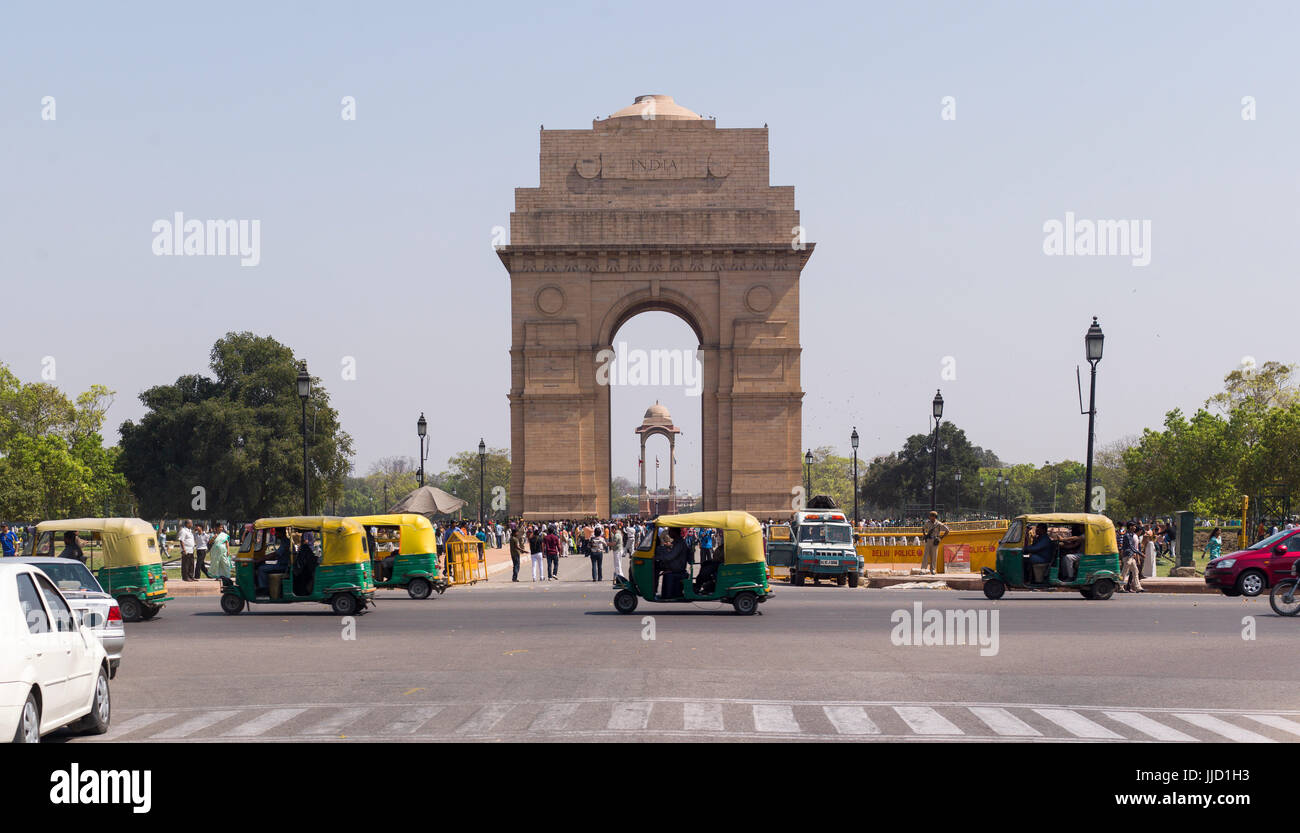 indian gate , Delhi India Stock Photo - Alamy