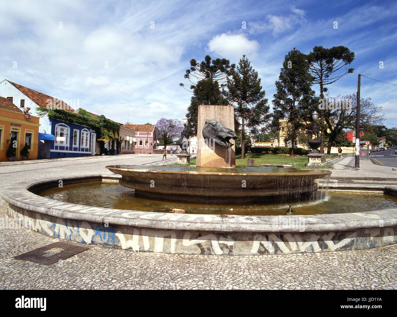 Source of Memory; Garibaldi Square; Curitiba; Paraná; Brazil Stock ...