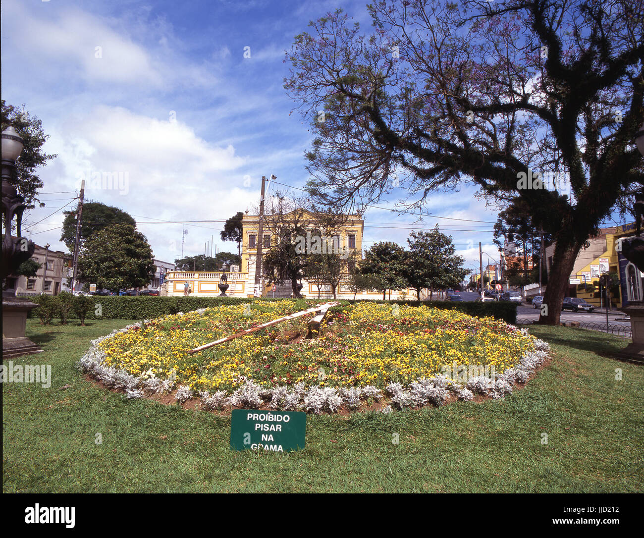 Flower Clock; Curitiba; Paraná; Brazil Stock Photo - Alamy