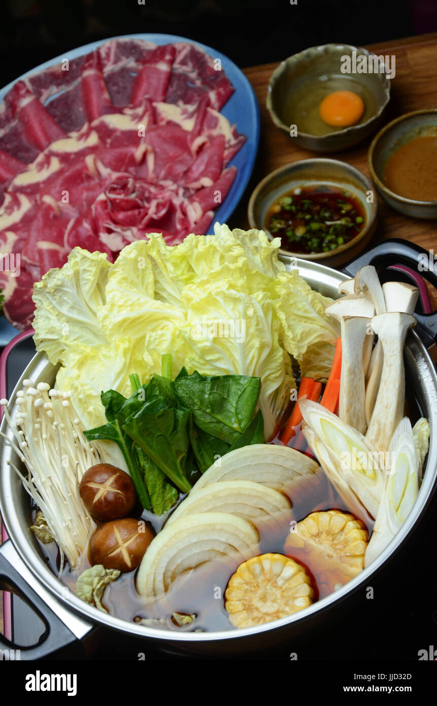 Becon grilled with mushroom Stock Photo - Alamy