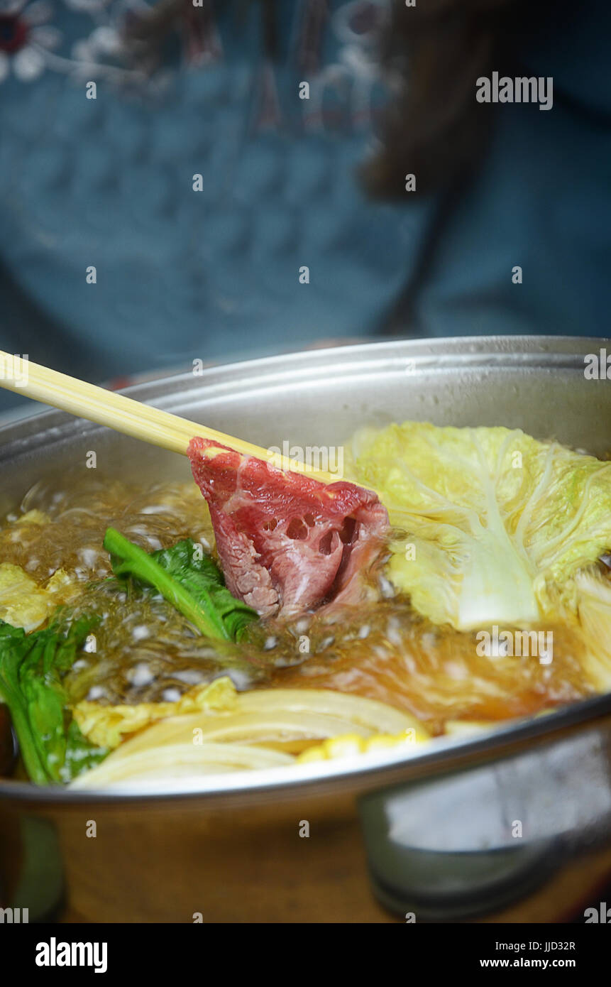 Becon grilled with mushroom Stock Photo - Alamy