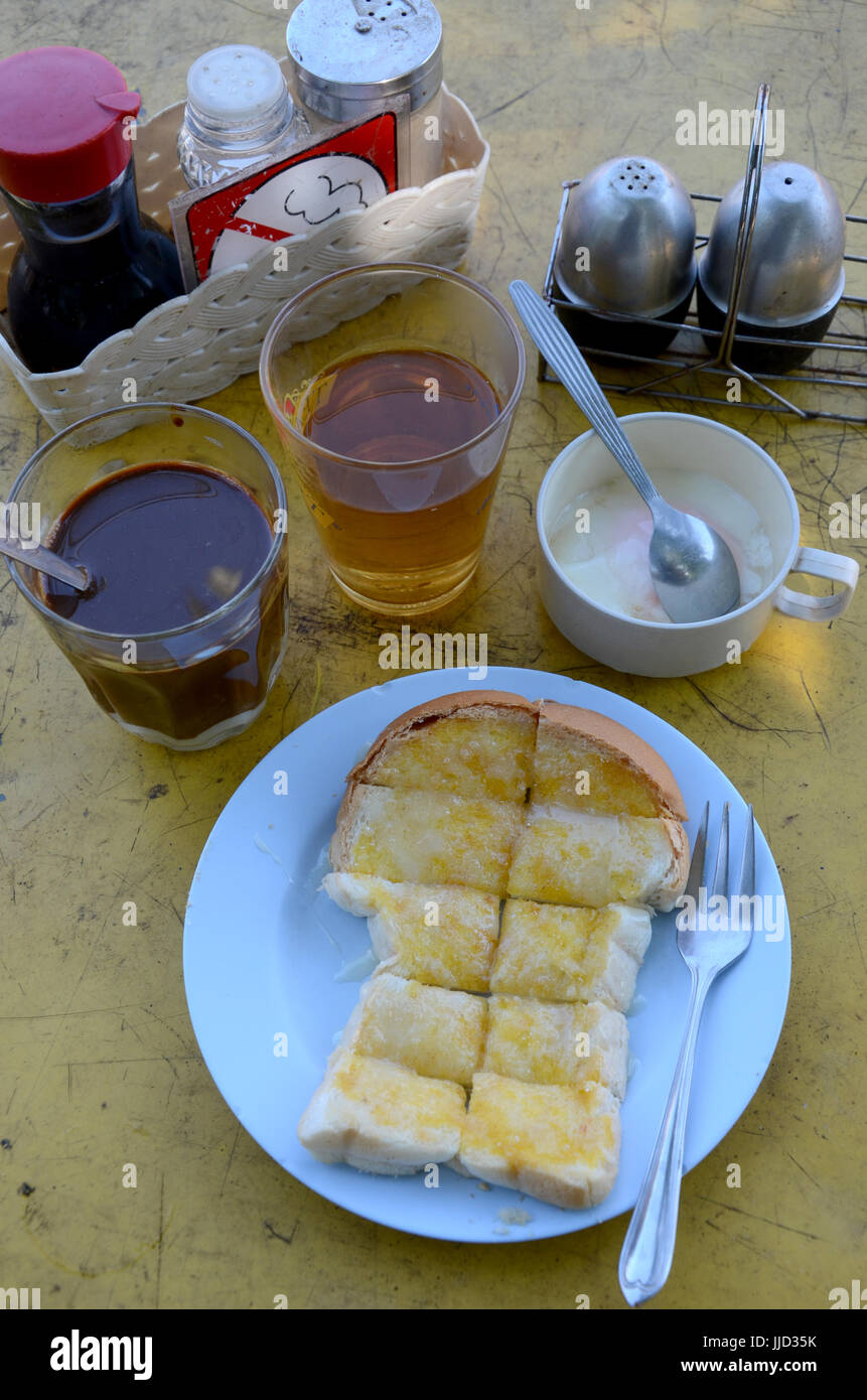 Lemon and fruit snack on wood table Stock Photo - Alamy