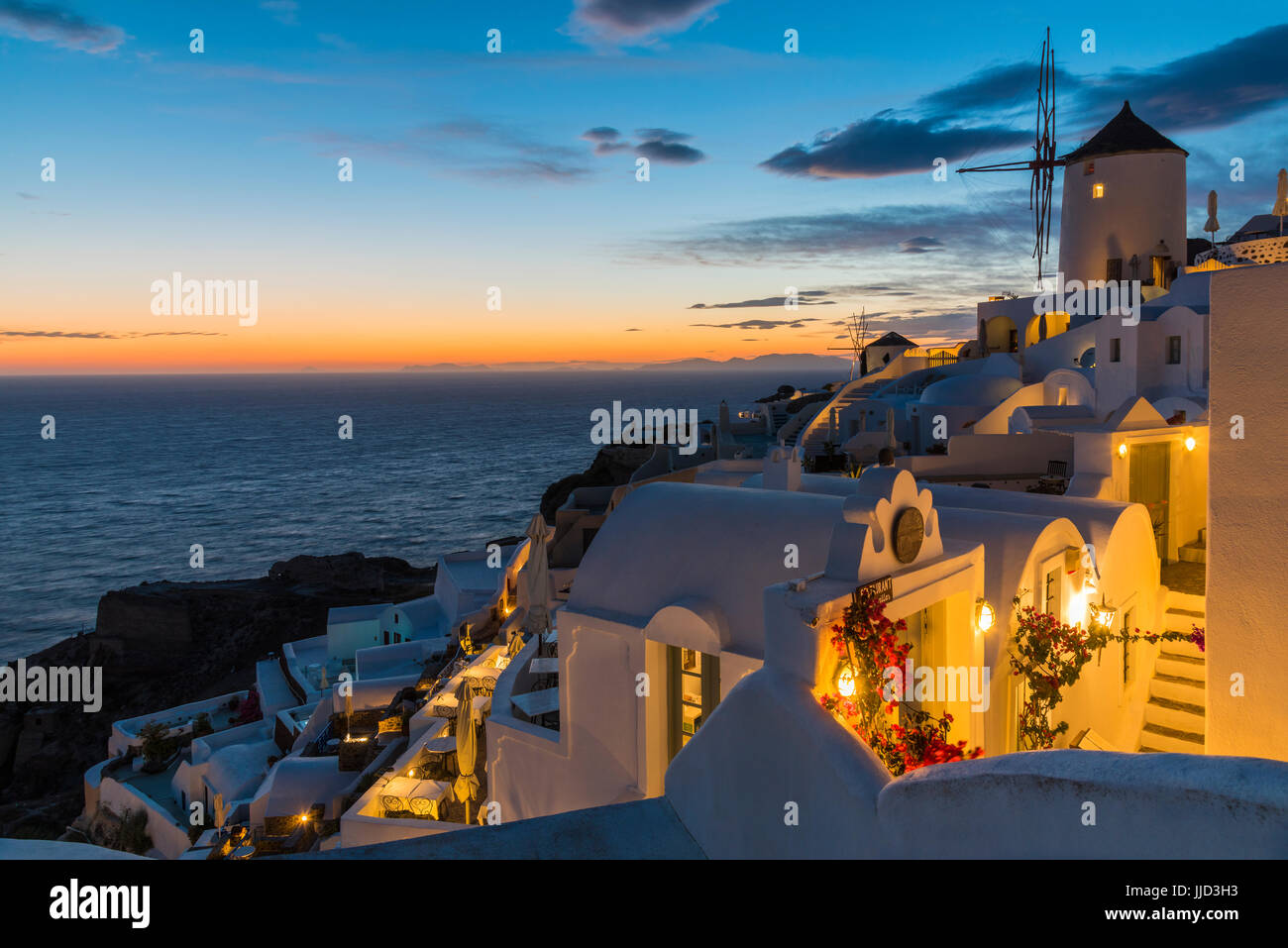 Santorini sunset view hi-res stock photography and images - Alamy