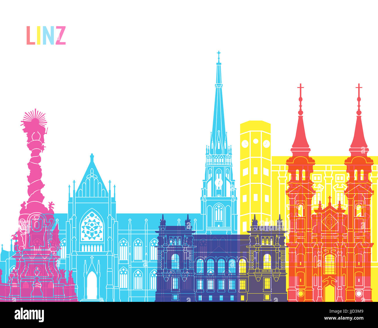 Linz vector hi-res stock photography and images - Alamy