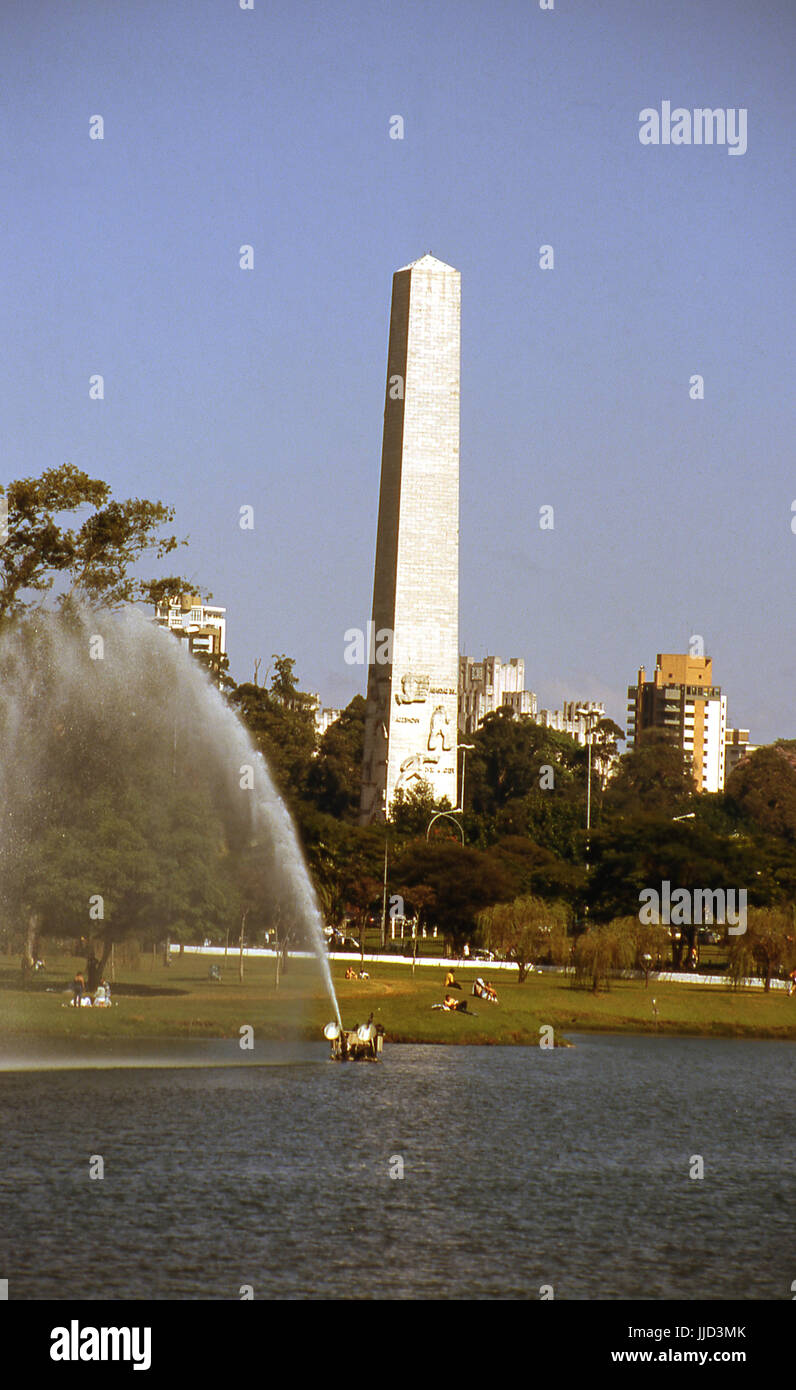 Obelisco; Ibirapuera park; Sao Paulo; Brazil Stock Photo - Alamy