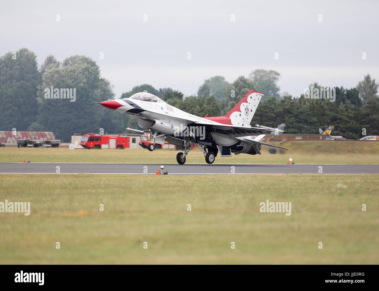 Air show at RAF Fairford,Gloucestershire, UK hosting the 2017 Royal ...