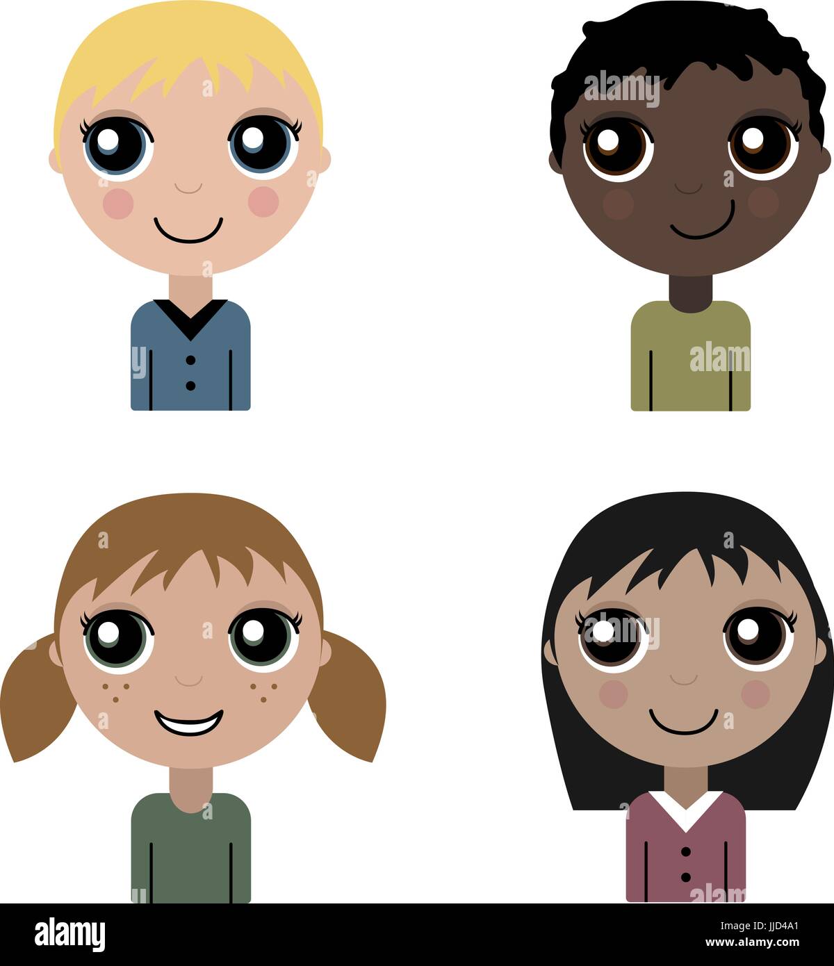 Children avatar hi-res stock photography and images - Alamy