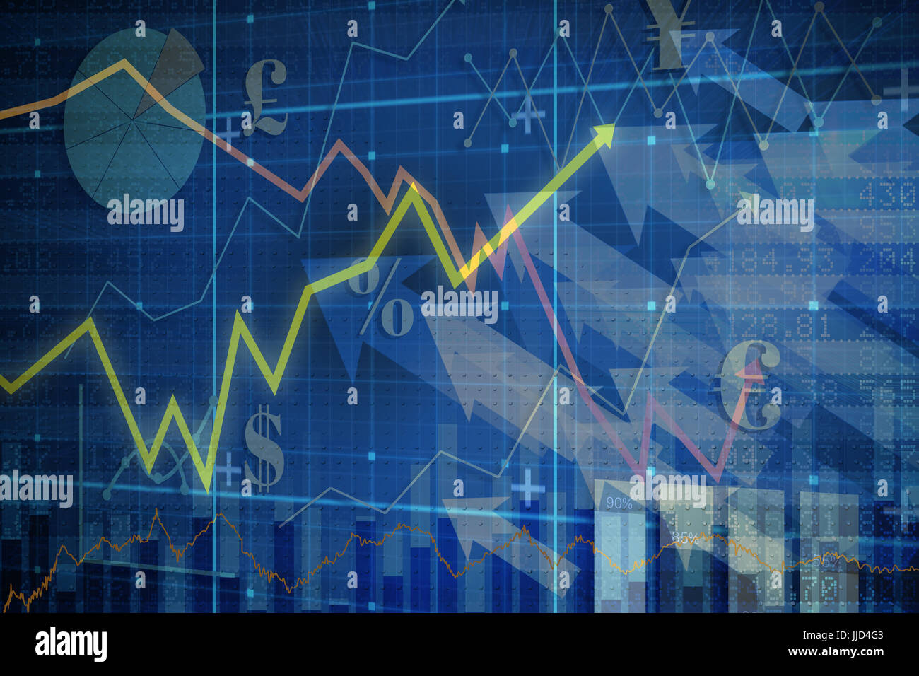 Red arrow 3d curve hi-res stock photography and images - Alamy