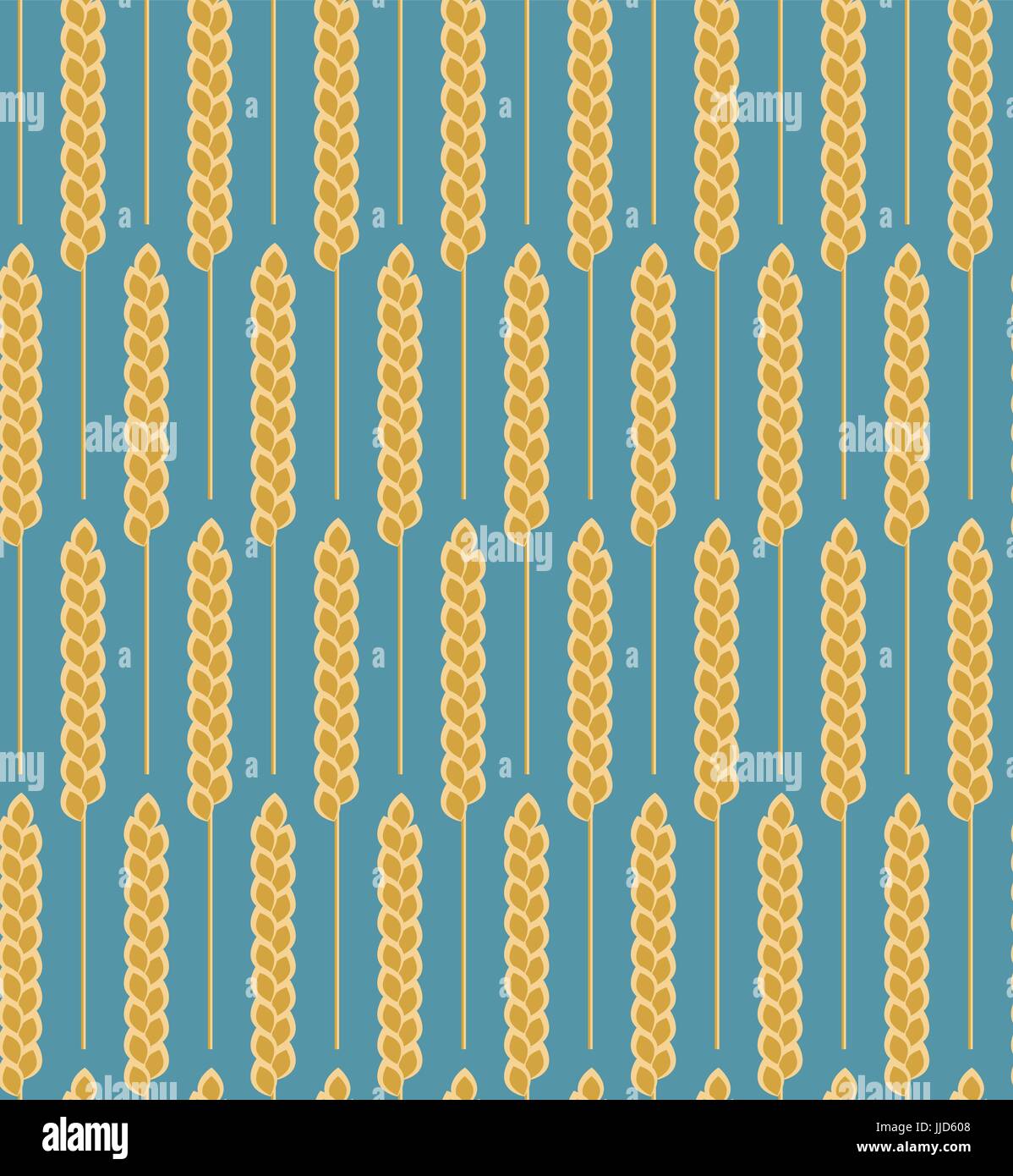 Seamless pattern wheat cereal, vector Stock Vector Image & Art - Alamy