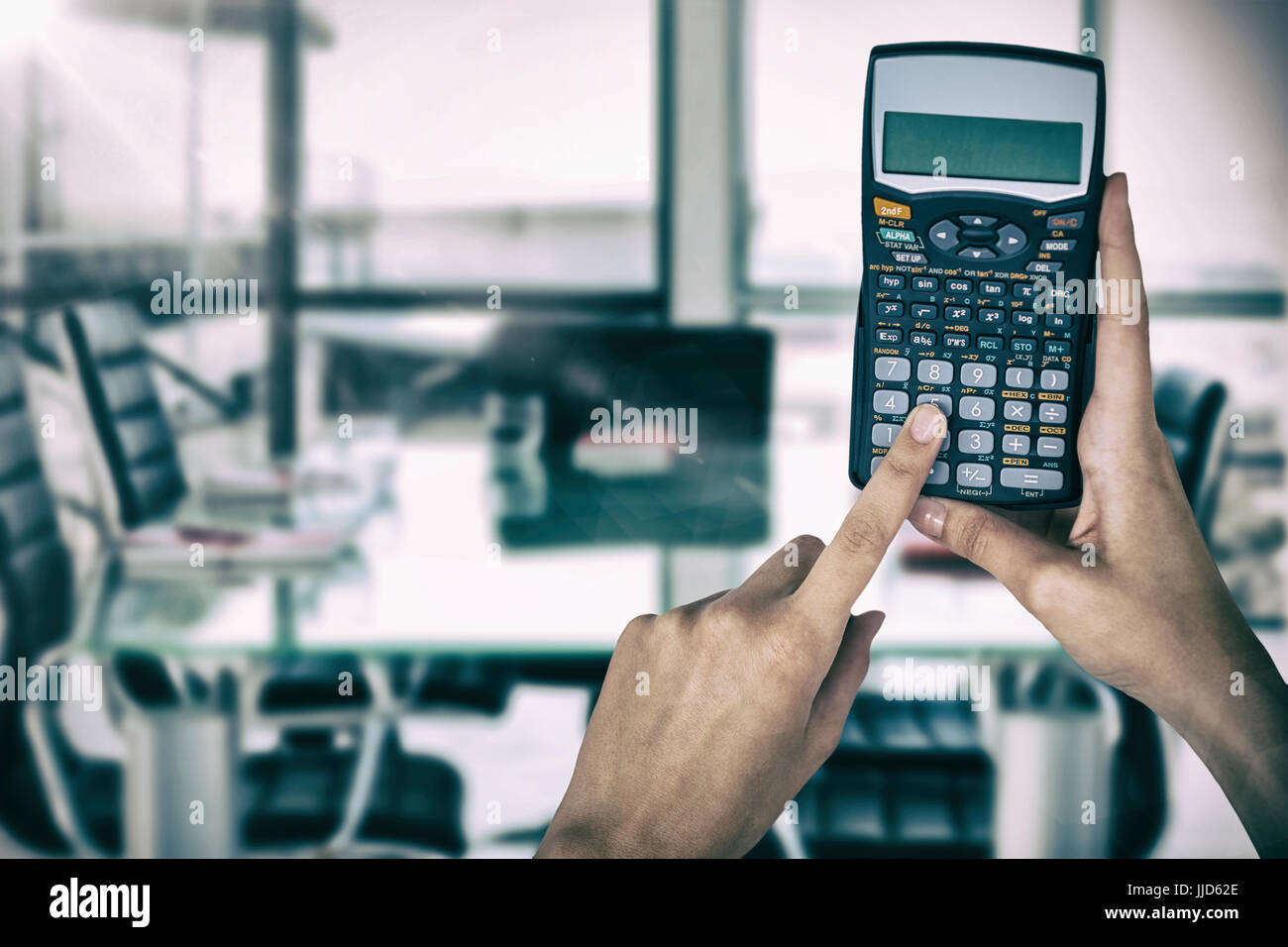 Large screen calculator hi-res stock photography and images - Alamy