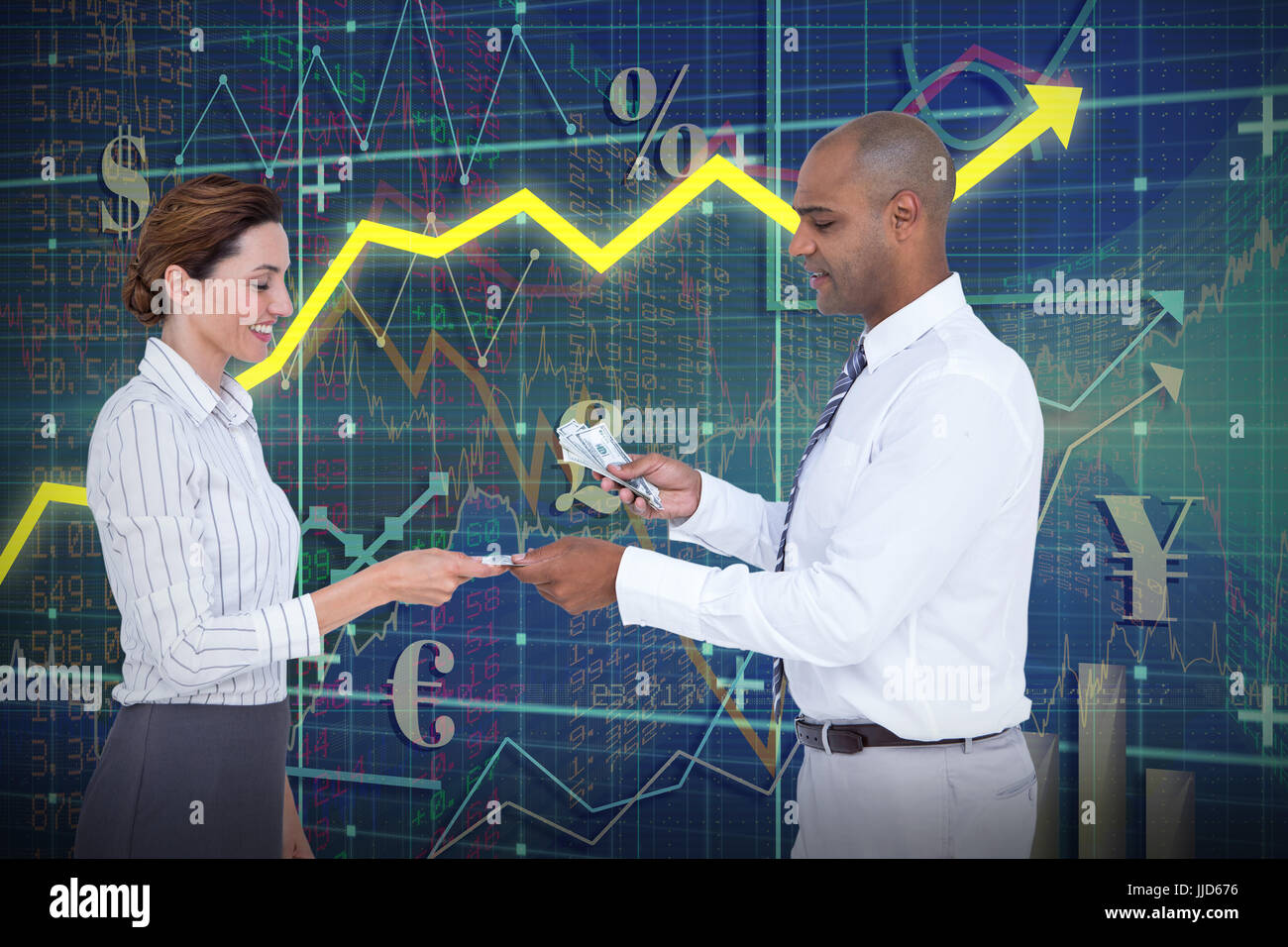 People handing over money hi-res stock photography and images - Alamy