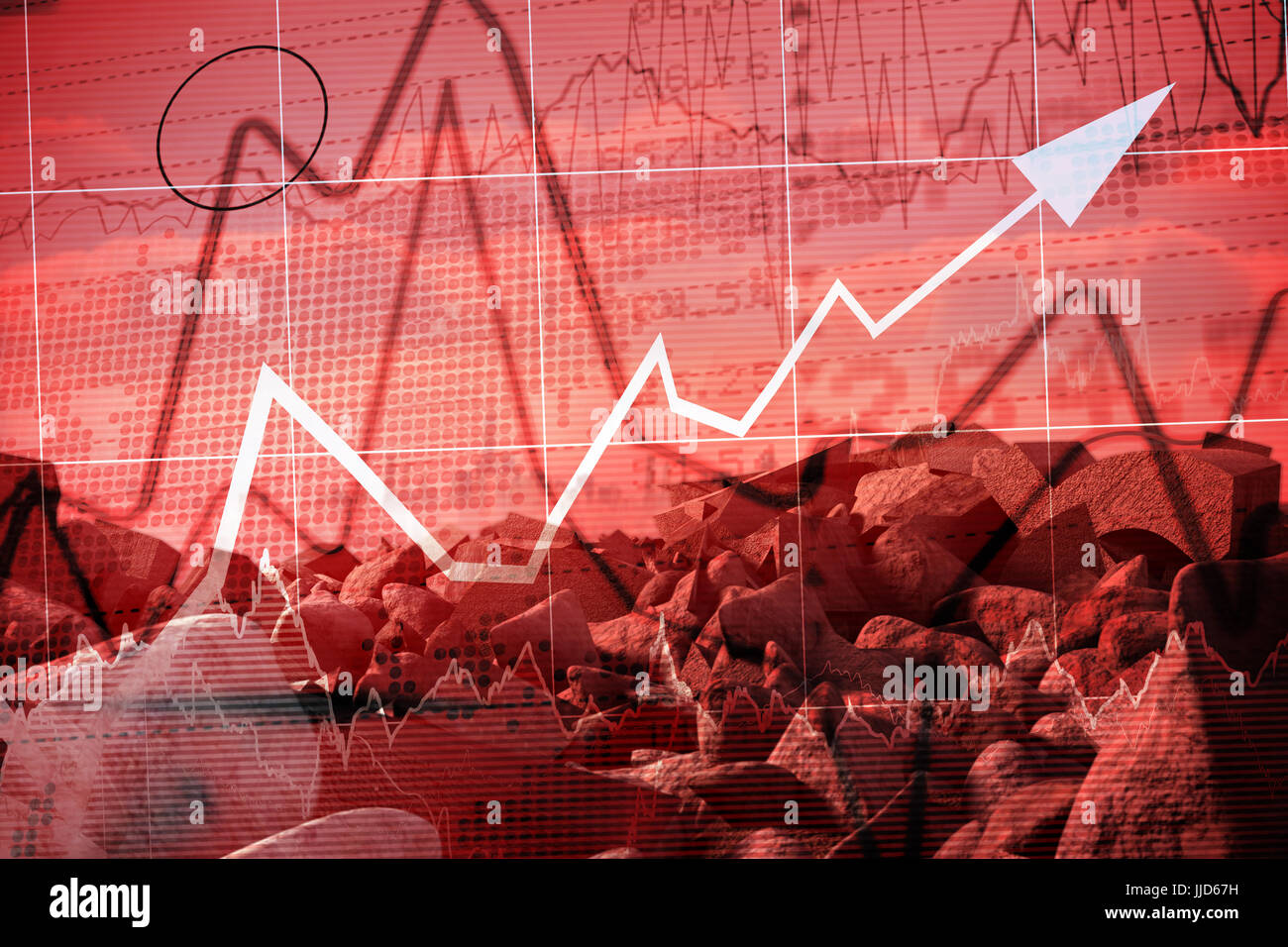 Orange diagram against blue hi-res stock photography and images - Alamy