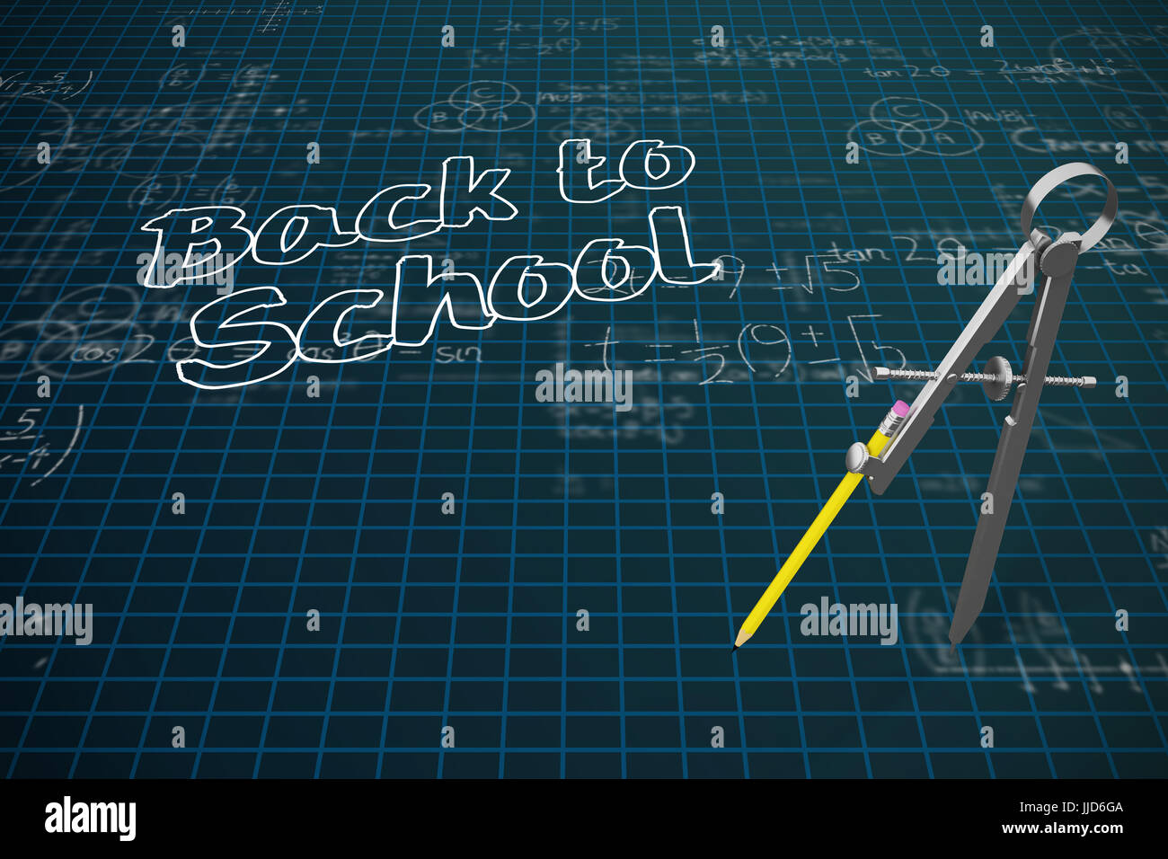 Mathematical compass drawing circle hi-res stock photography and images ...