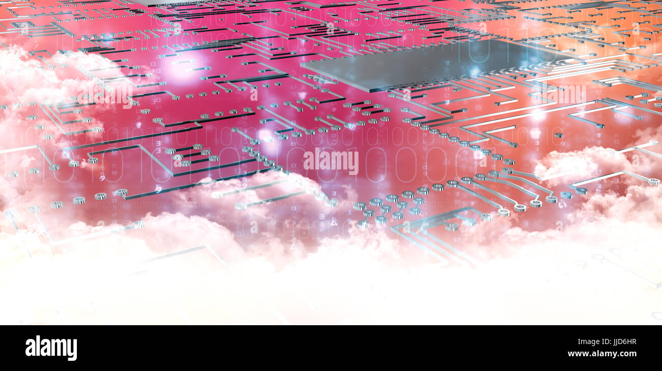 3d illustration electronic chip over hi-res stock photography and ...