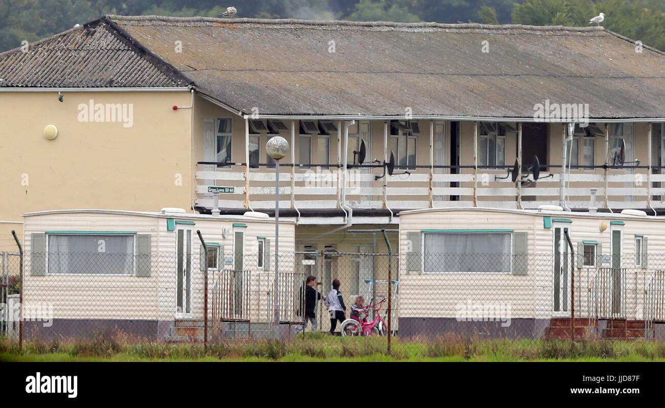 A general view of the Mosney Direct Provision centre in Co Meath which ...