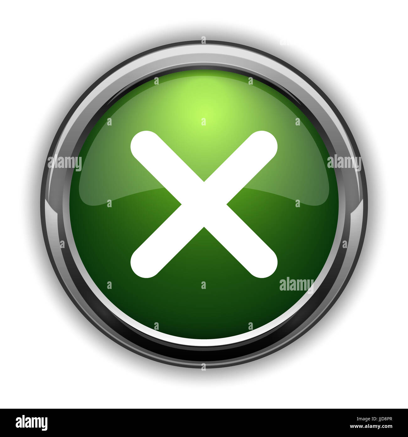 X close icon. X close website button on white background Stock Photo ...