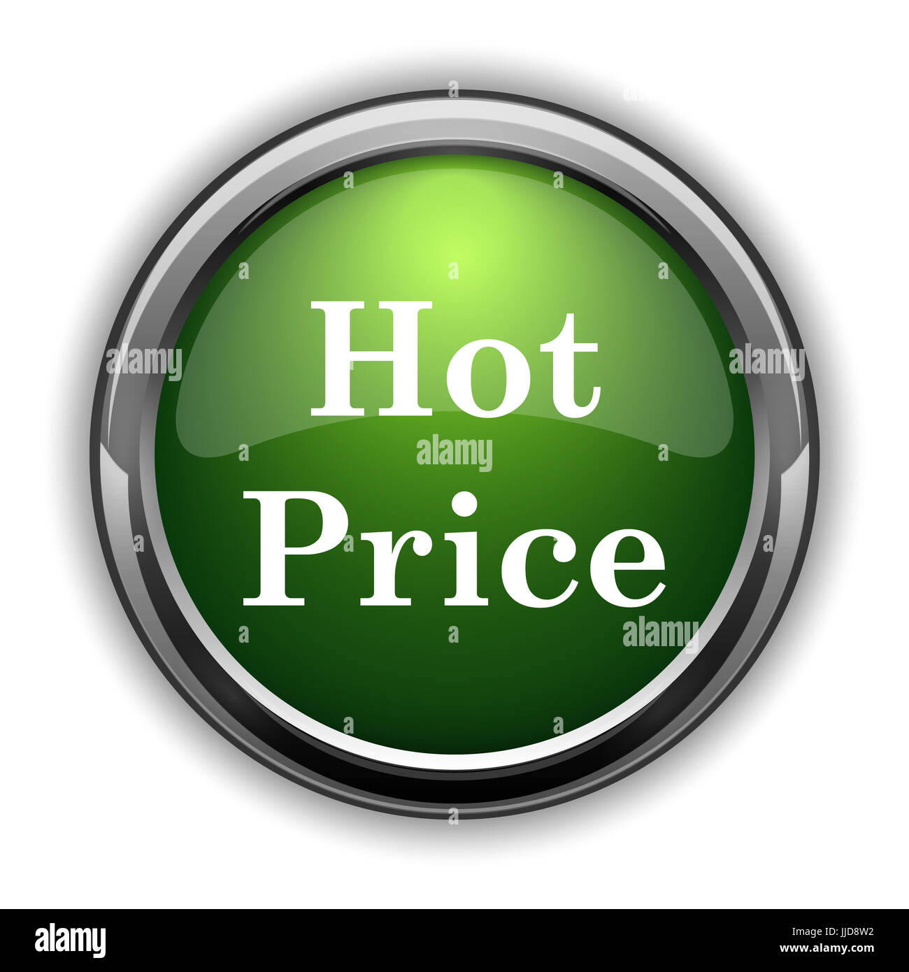 Hot price icon. Hot price website button on white background Stock ...