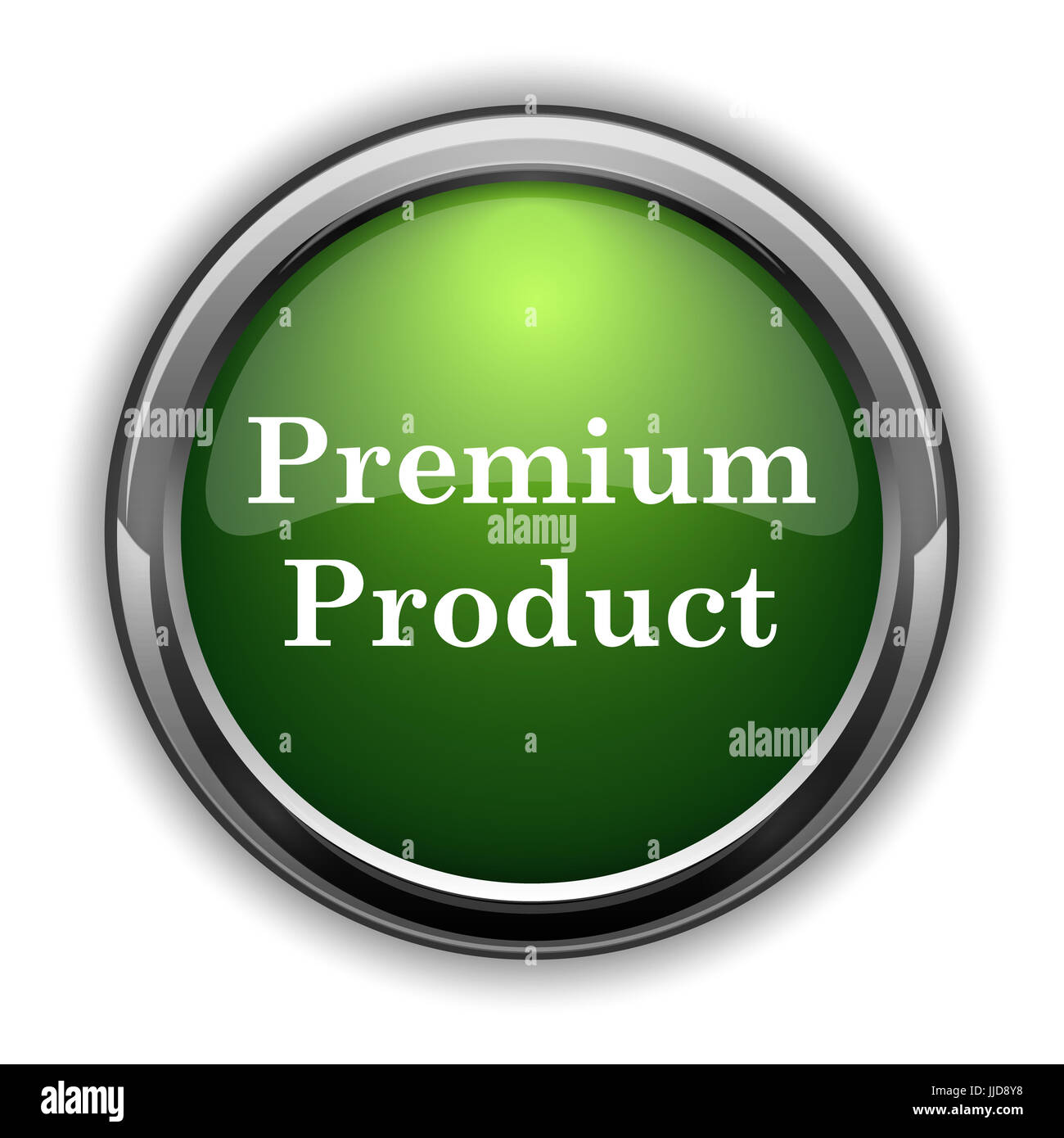 Premium product icon. Premium product website button on white ...
