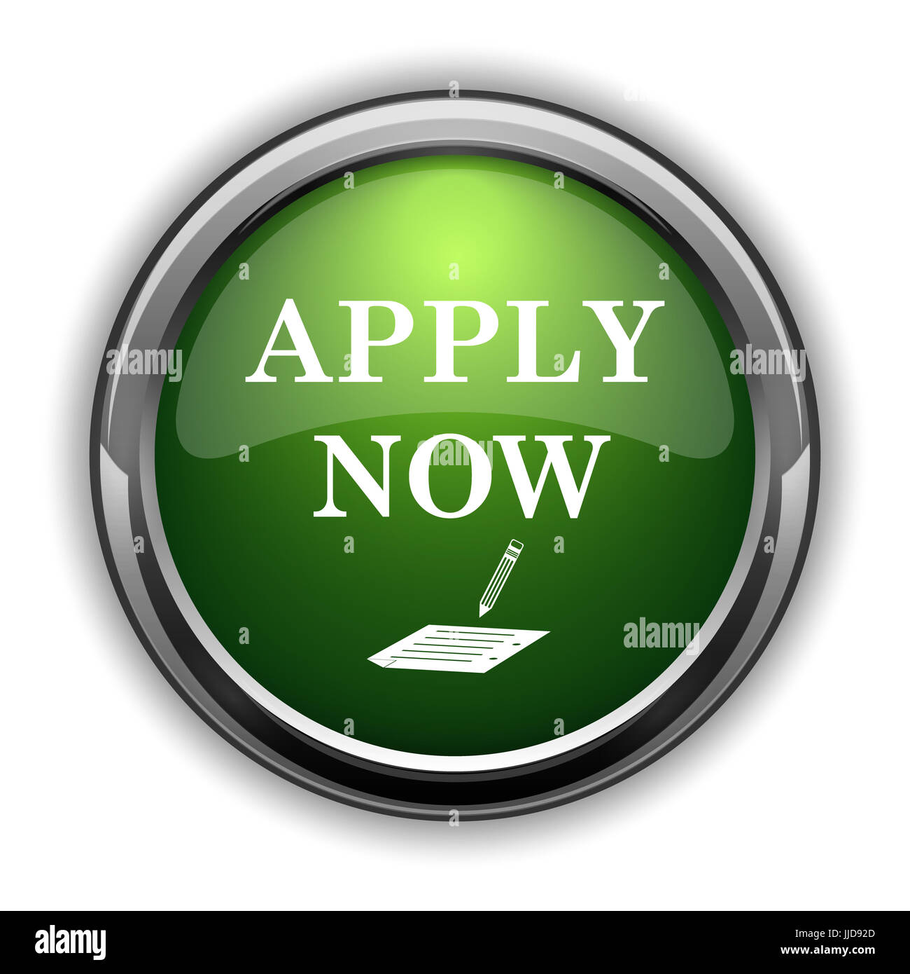 Apply now icon. Apply now website button on white background Stock ...