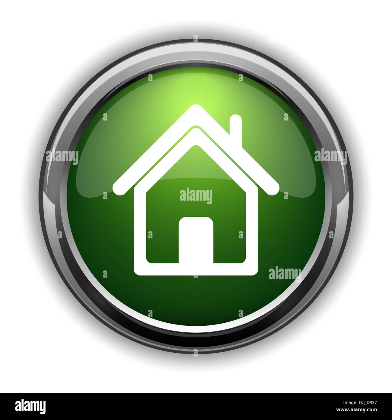 Home icon. Home website button on white background Stock Photo - Alamy