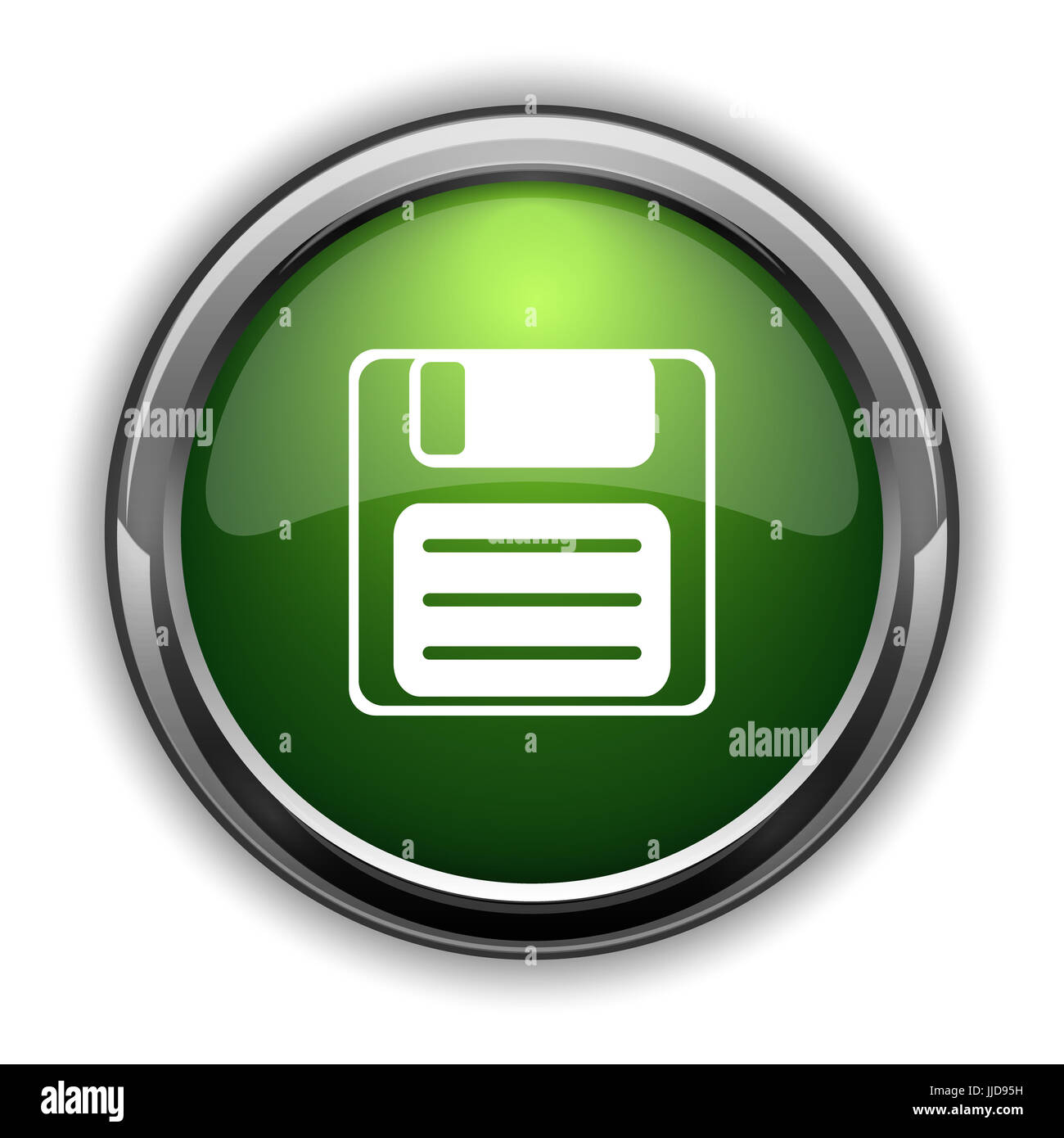 Save icon. Save website button on white background Stock Photo - Alamy