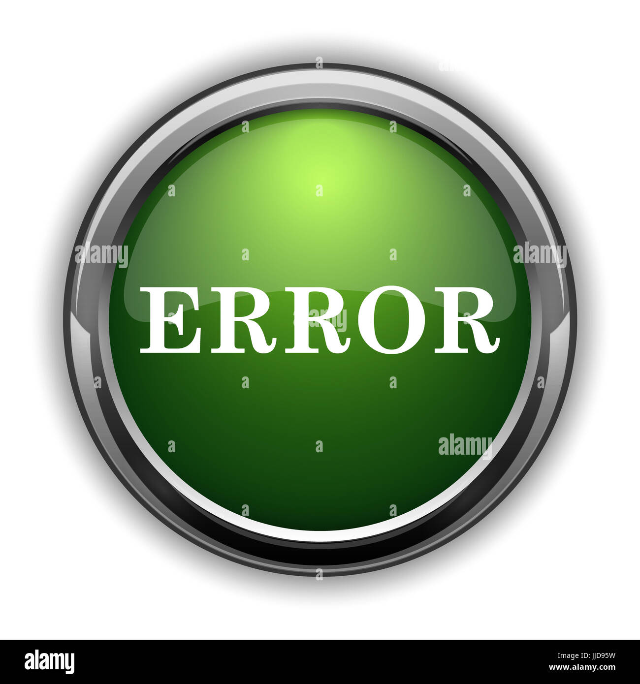 error icon. error website button on white background Stock Photo - Alamy