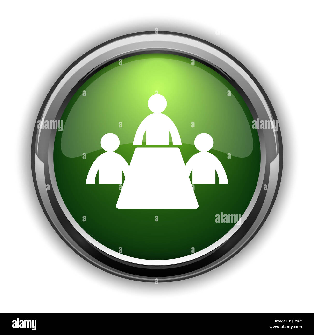 Meeting room icon. Meeting room website button on white background ...