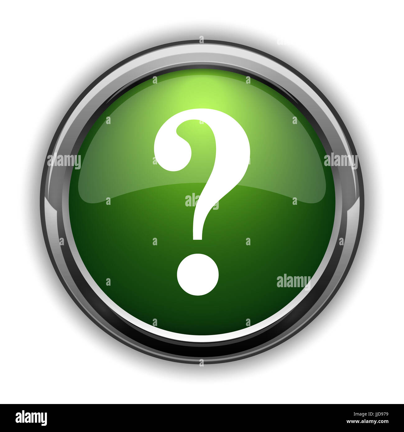 Question mark icon. Question mark website button on white background ...