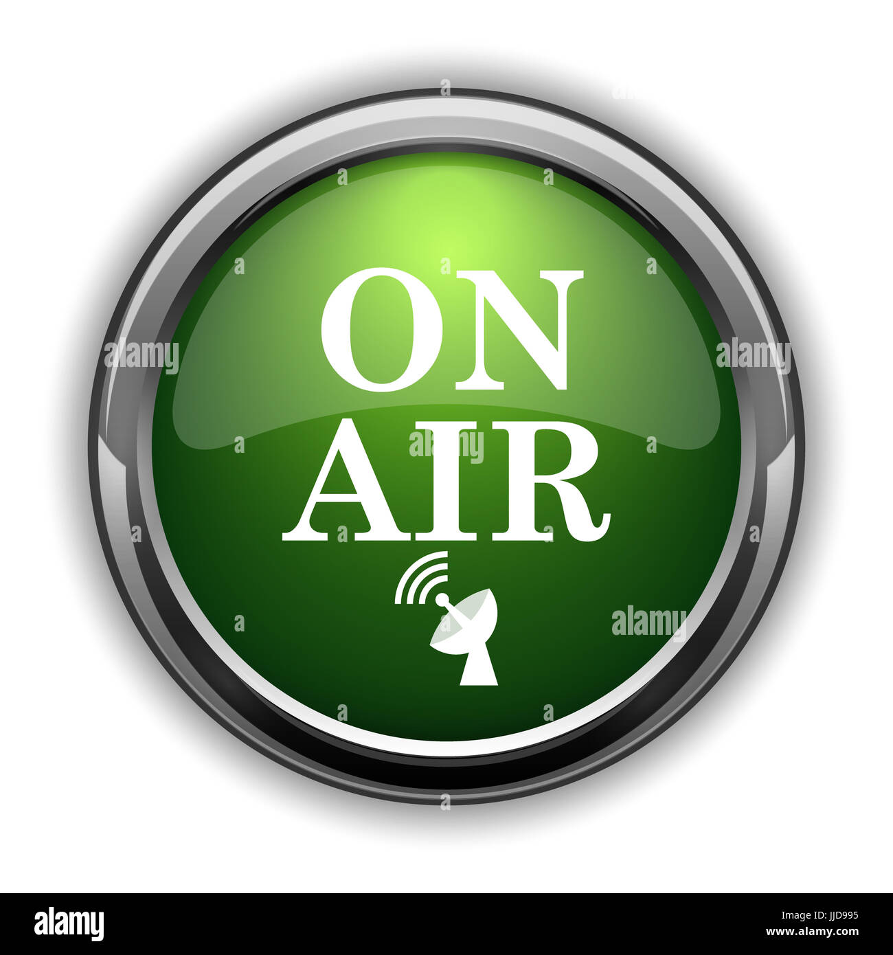 On air icon. On air website button on white background Stock Photo - Alamy