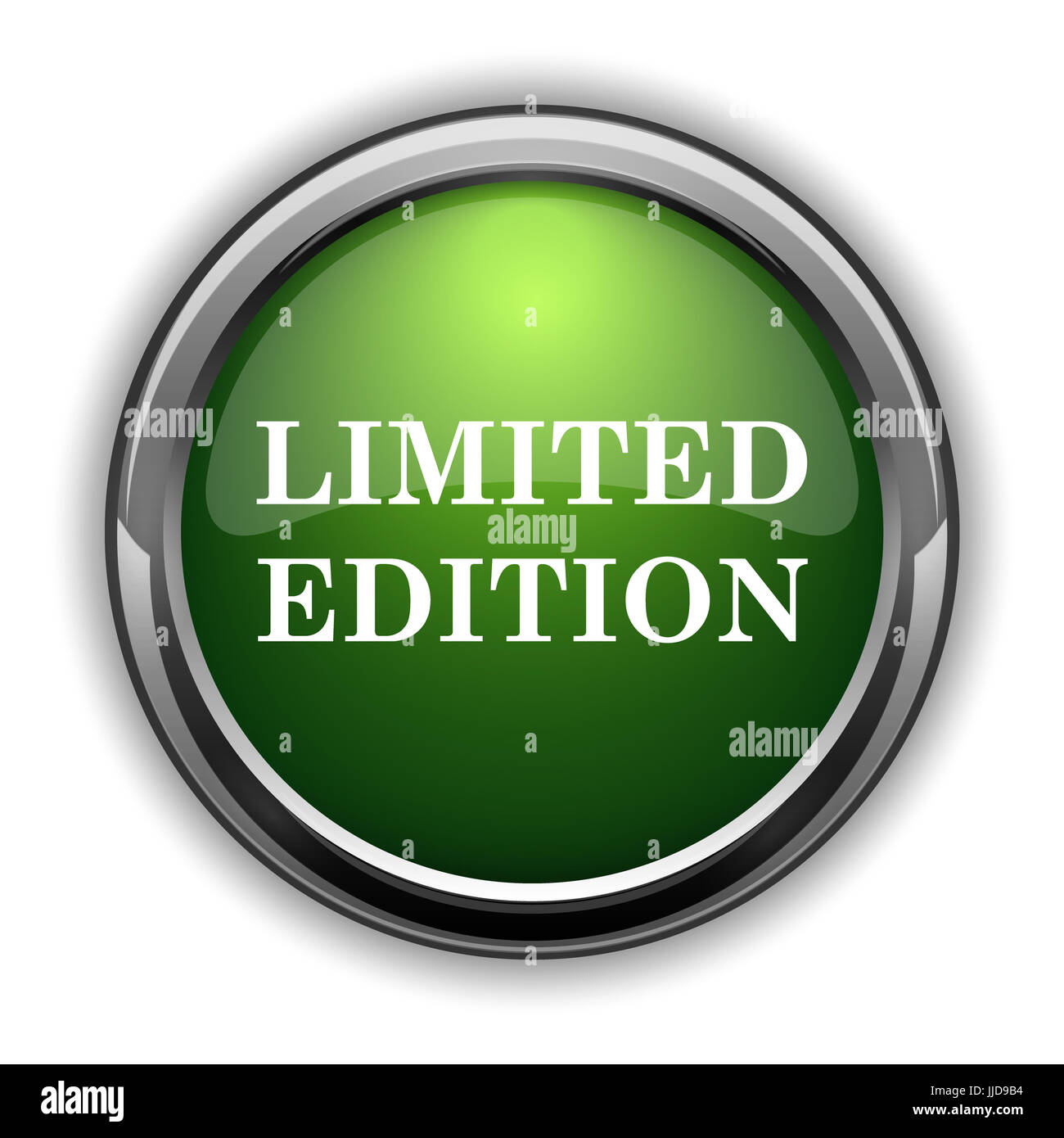 Limited edition icon. Limited edition website button on white ...