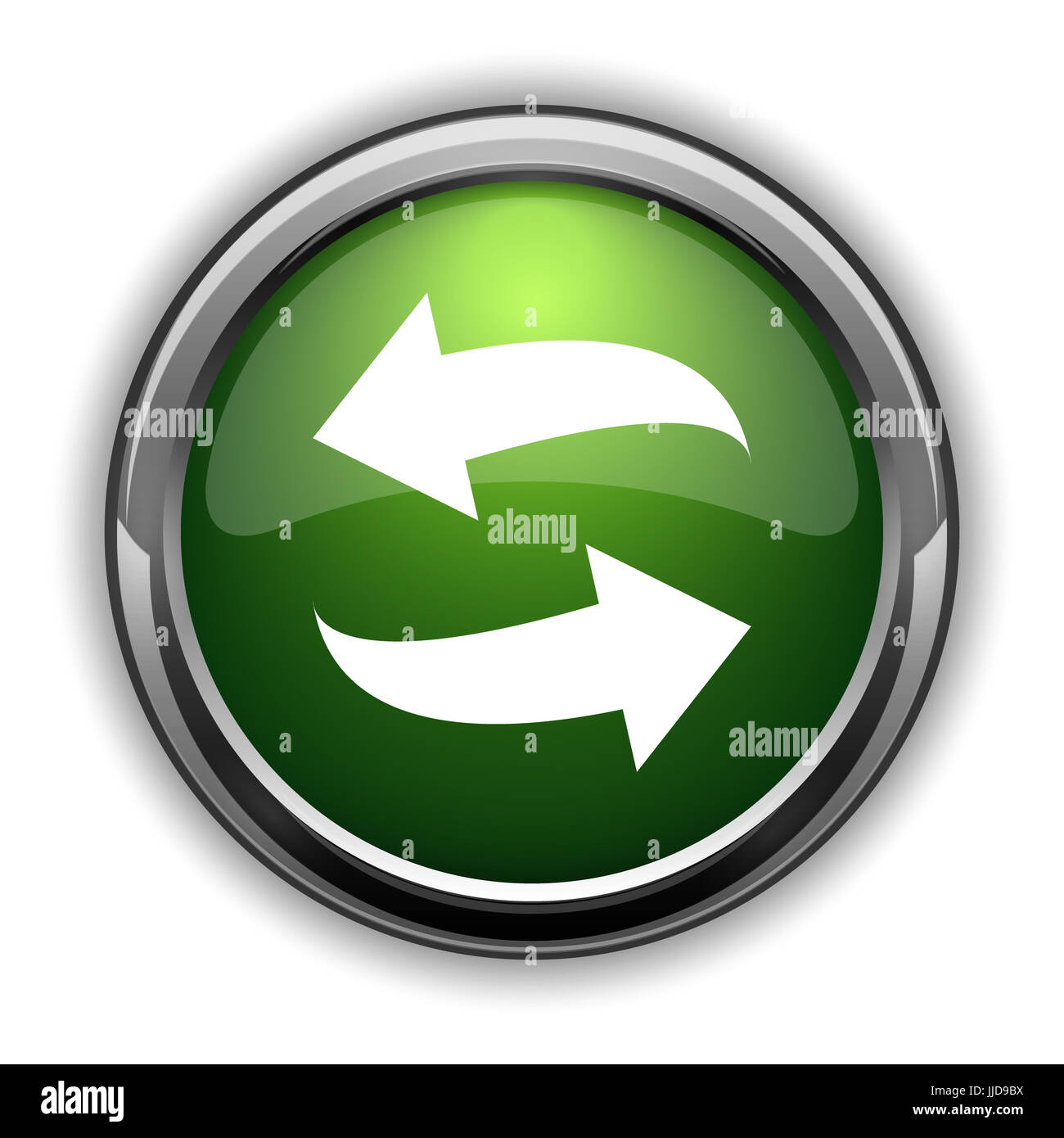 Swap icon. Swap website button on white background Stock Photo - Alamy