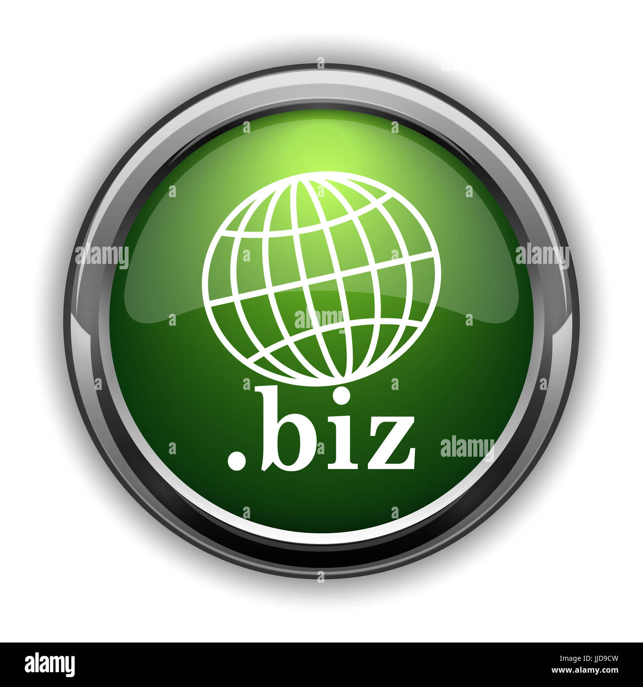 .biz icon. .biz website button on white background Stock Photo - Alamy