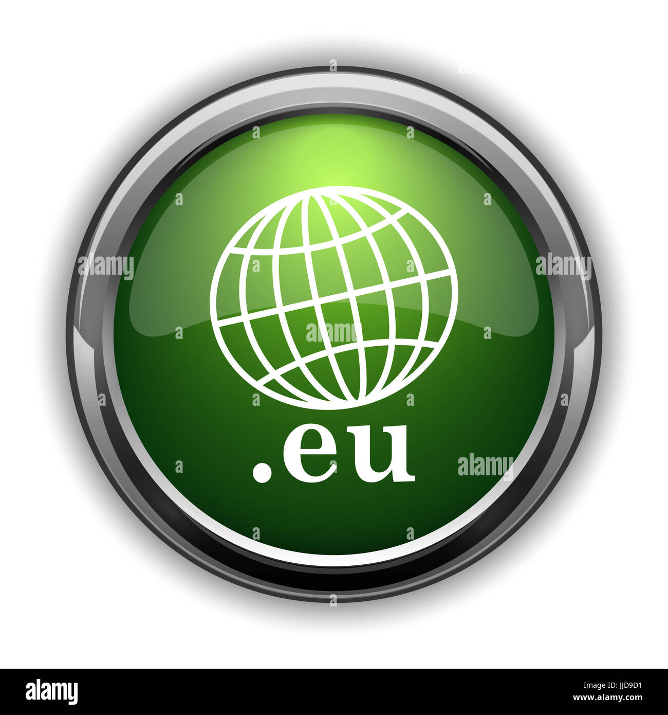 .eu icon. .eu website button on white background Stock Photo - Alamy
