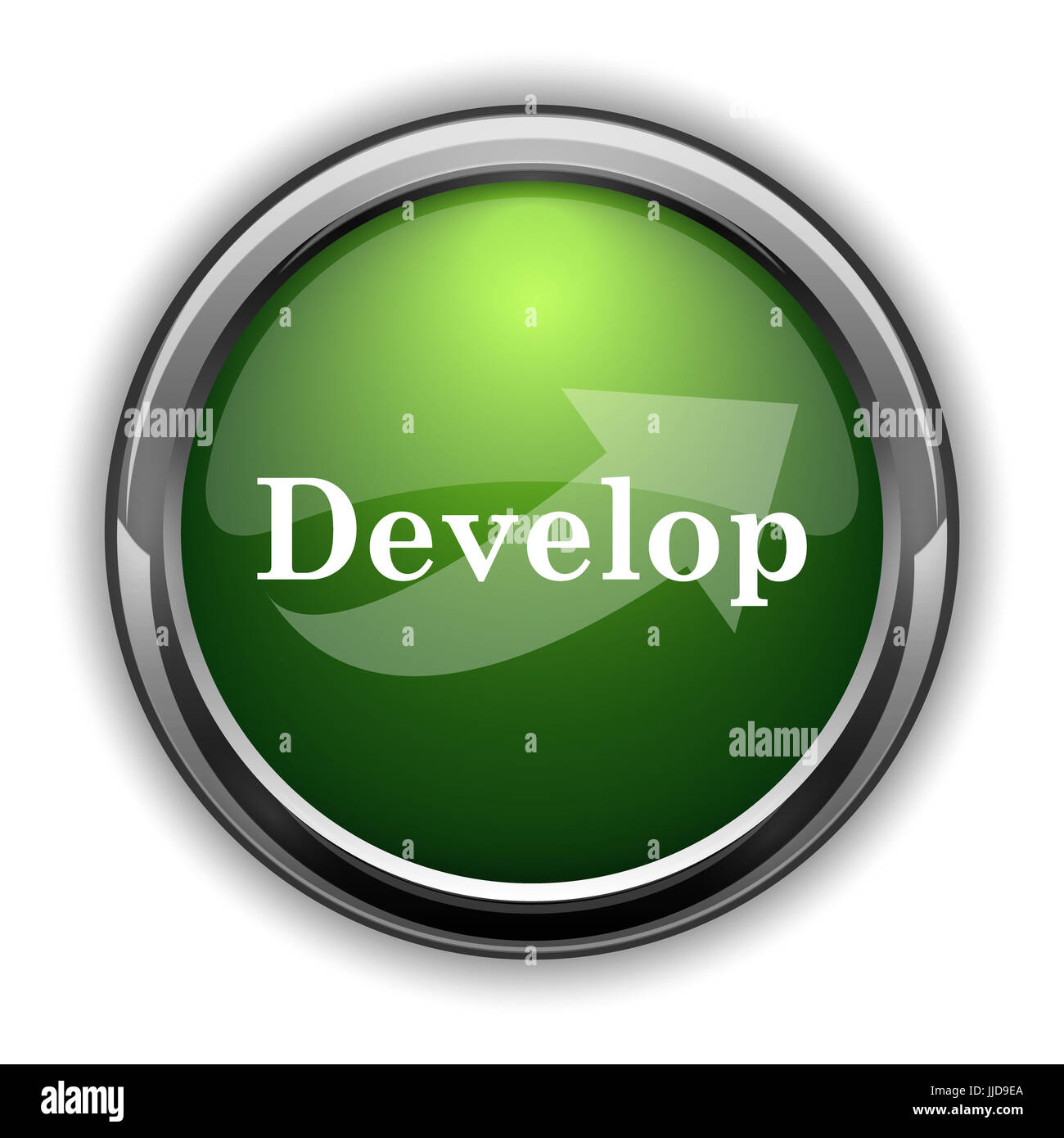 Develop icon website button Cut Out Stock Images & Pictures - Alamy