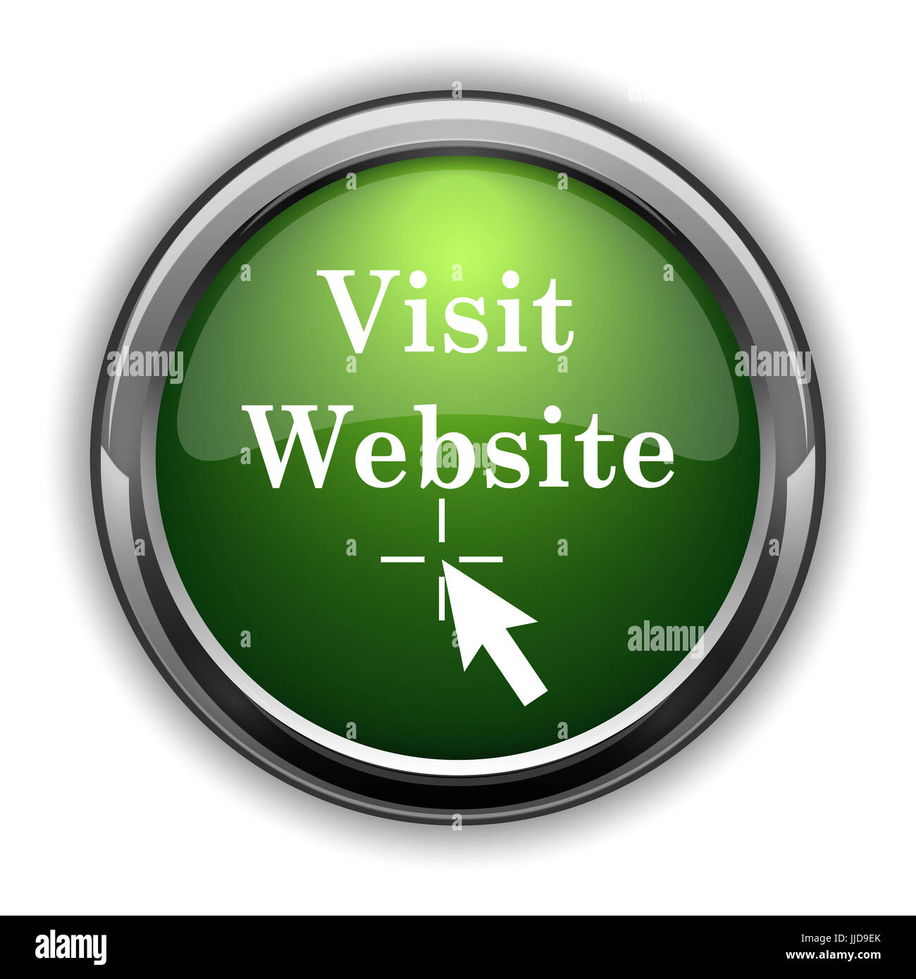 Visit website icon. Visit website website button on white background ...
