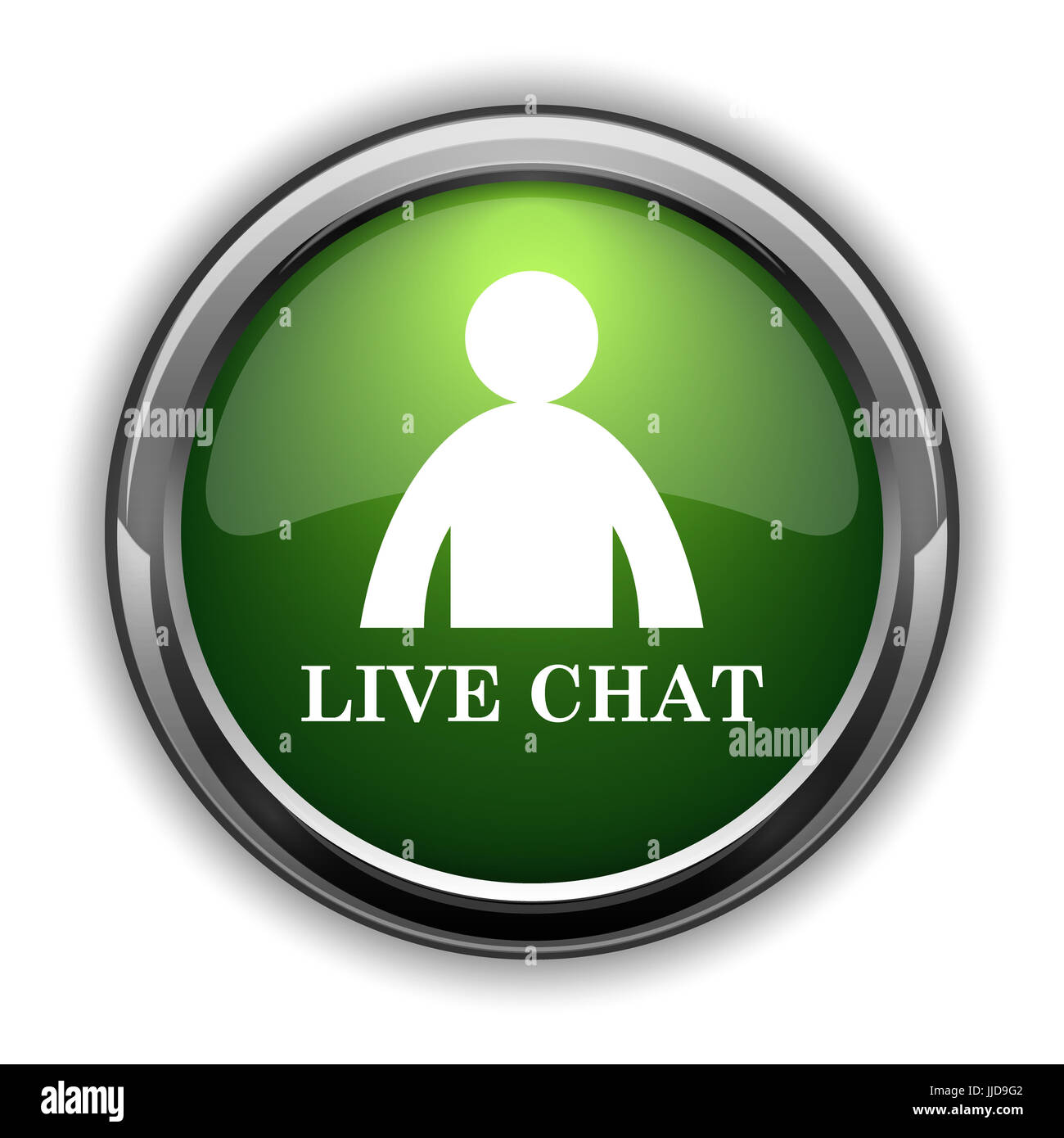 Live chat banner message Cut Out Stock Images & Pictures - Alamy